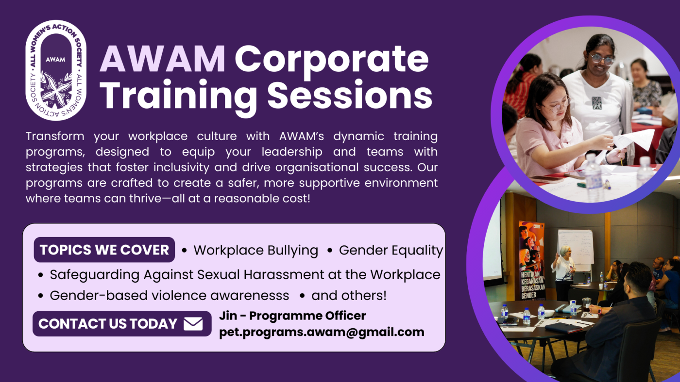 Home - AWAM - All Women's Action Society
